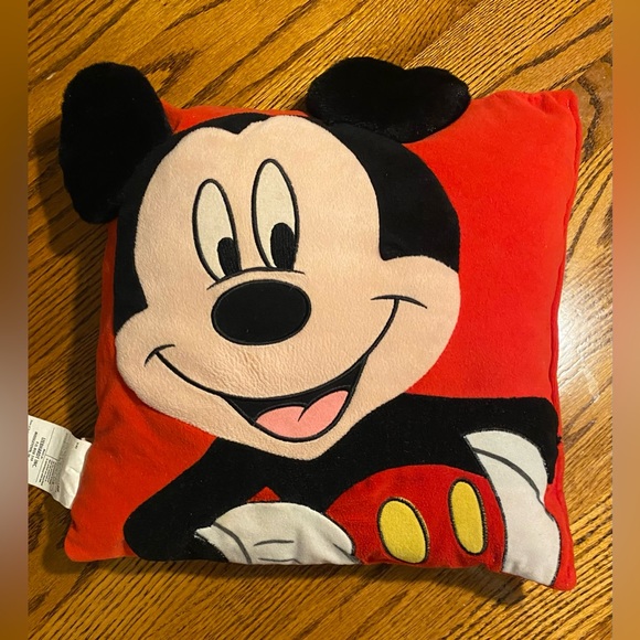 Disney | Accents | Vintage 99s Disney Mickey Mouse Square Throw Pillows ...